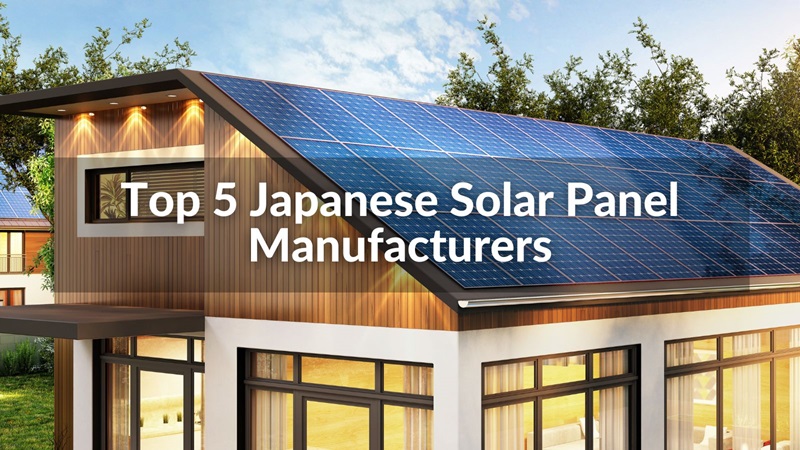 Top 5 Japanese Solar Panel Manufacturers 2024